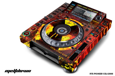 Skin Decal Sticker Wrap for Pioneer CDJ 2000 Turntable DJ Mixer Pro ...