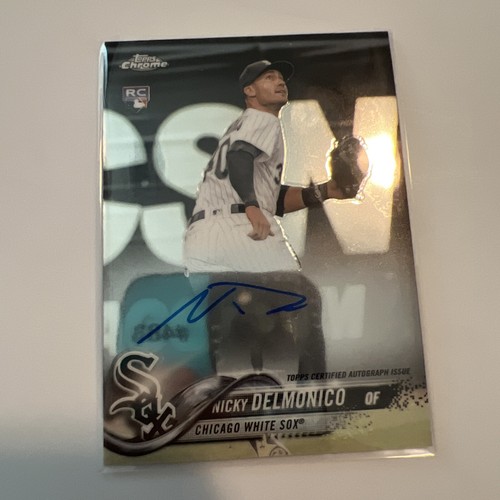 2018 Topps Chrome - Rookie Autographs Nick Delmonico #RA-ND (AU, RC ...