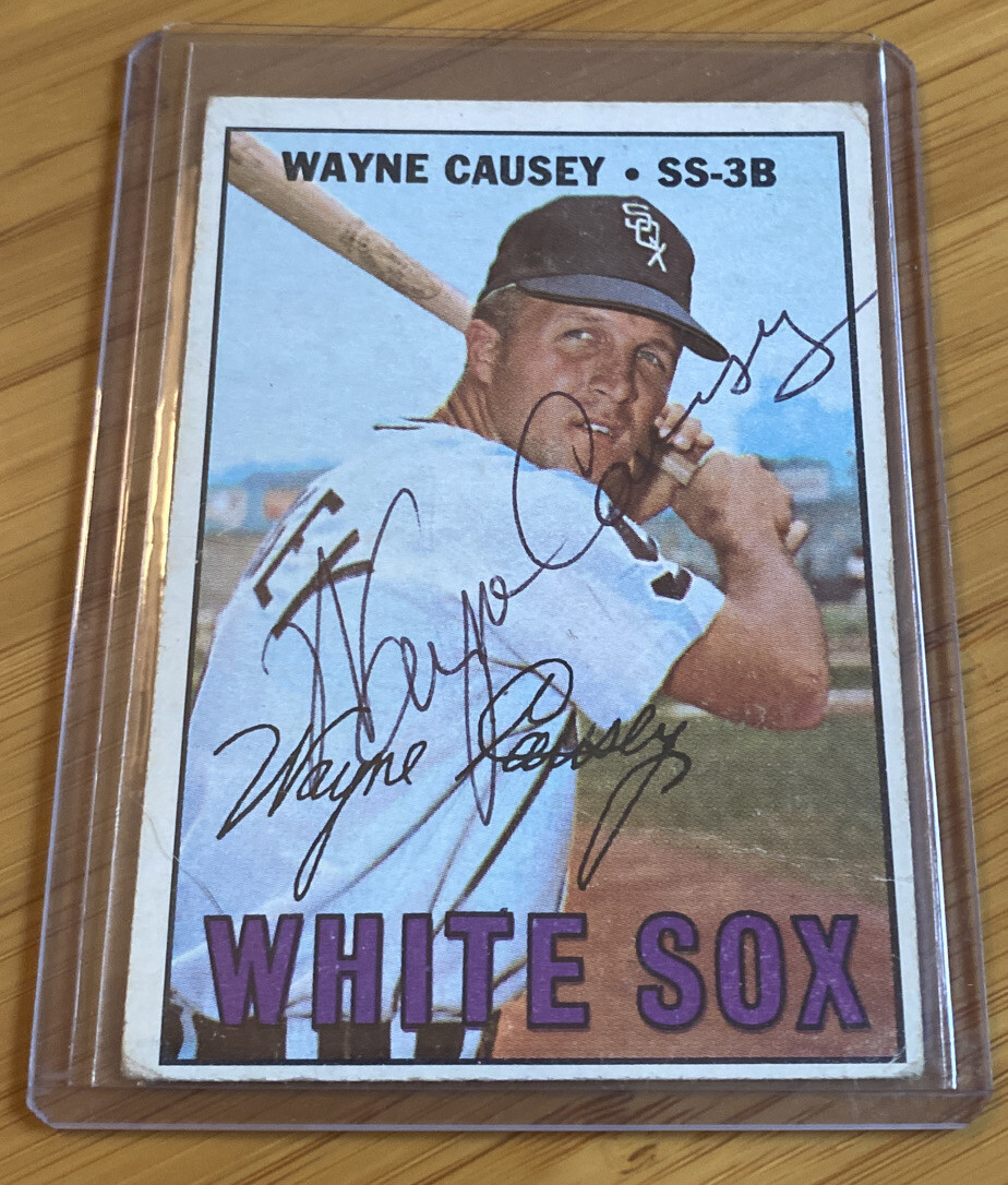 Wayne Causey 1967 Topps Baseball #286 autographed Signed Card Chicago ...