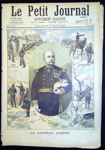 Le Petit Journal 1896 N°299 Le Général JAMONT/monument de saint-Quentin ...