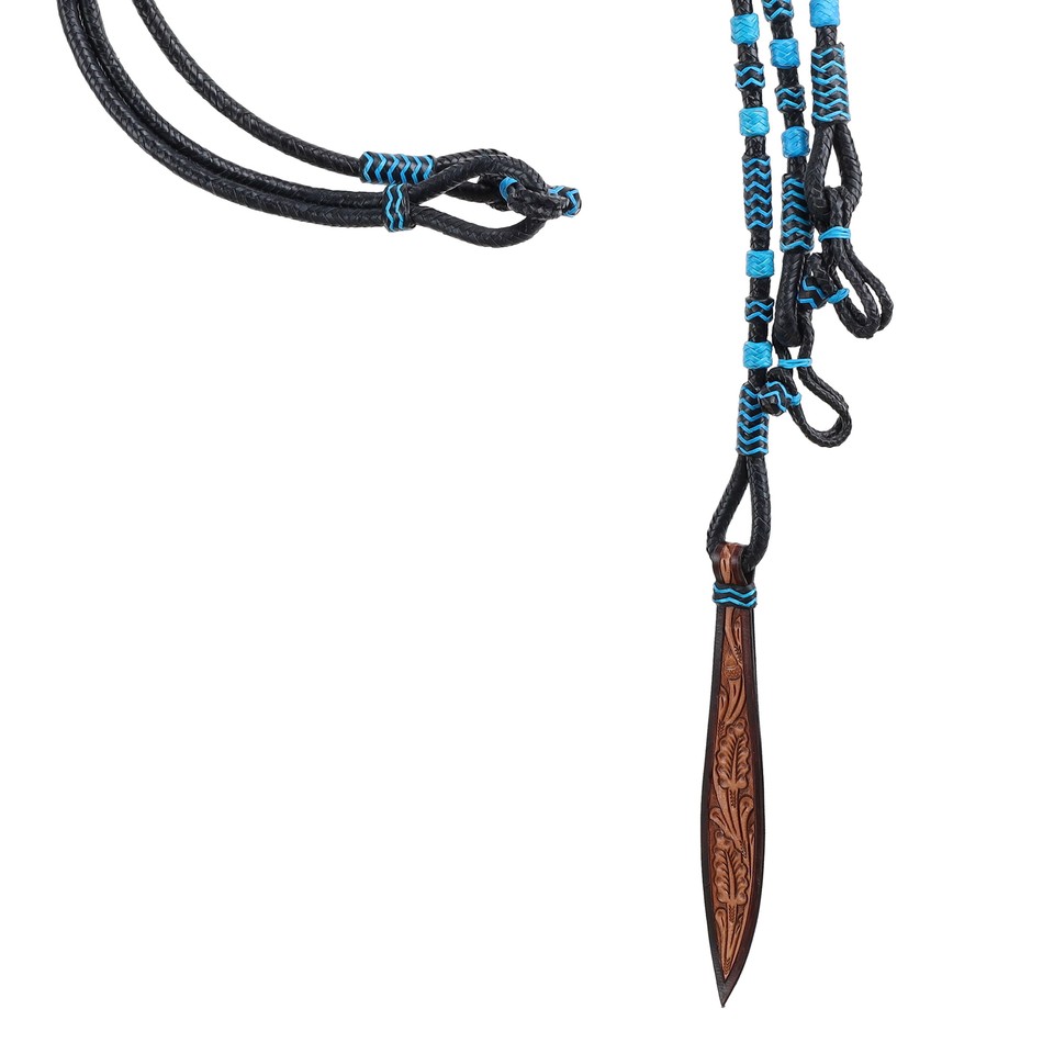 Showman Midnight Tide Western Romal Reins 14742 | eBay