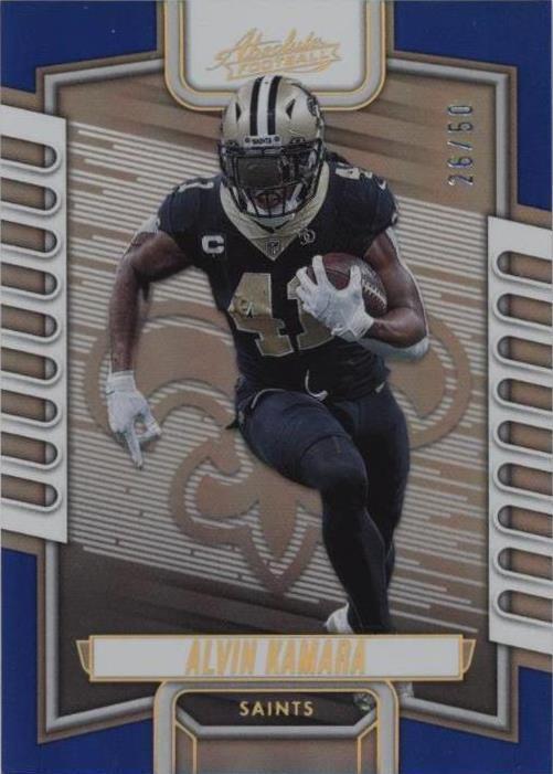 2023 Panini Absolute - Alvin Kamara #47 Spectrum Blue /50 for sale ...