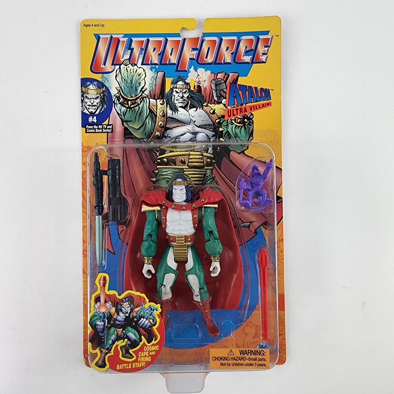 Atalon UltraForce Ultra Villain Action Figure w/Cosmic Cape & Gargoyle ...