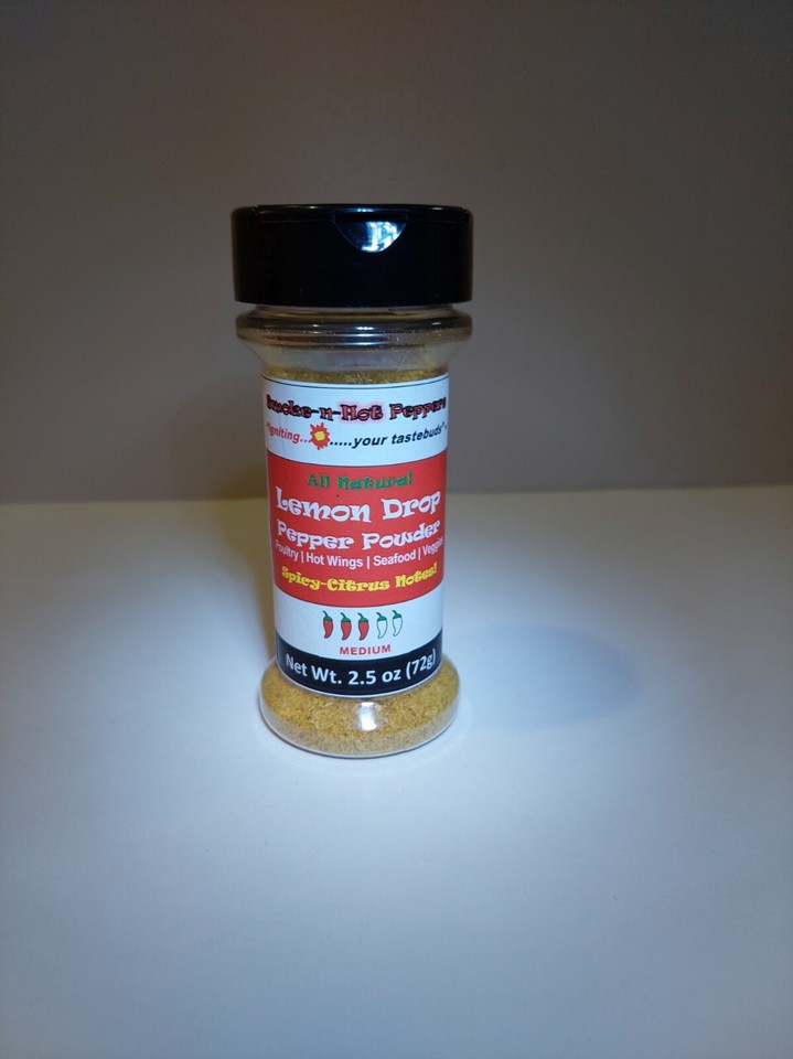 Lemon Drop (Aji Limon') Chile Pepper Powder~ Smoke-n-Hot Peppers..FREE ...