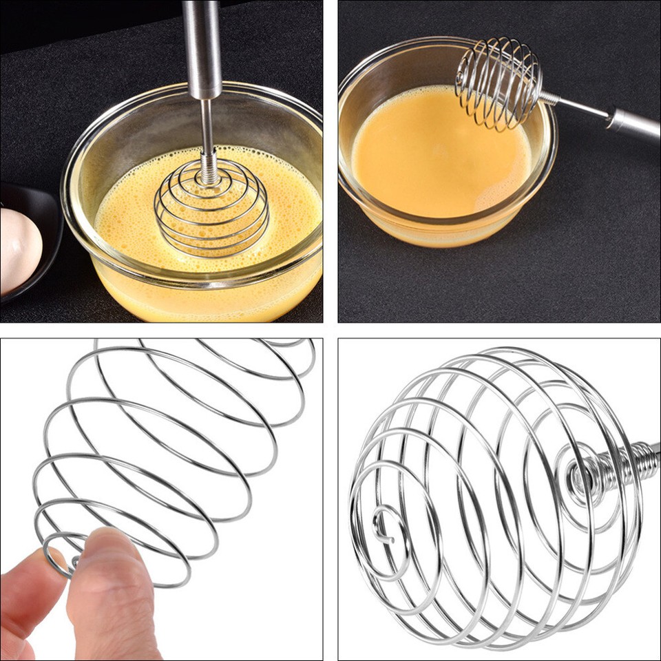 2 PCS Whisk for Blending Kitchen Hand Mixer Fast Mixing Stirrer Utensil ...