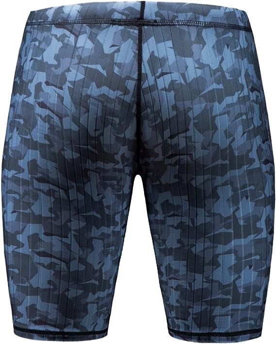 KGKE Men's Swim Jammers Compression Fashion Print Jammer Swimsuit Swim ...