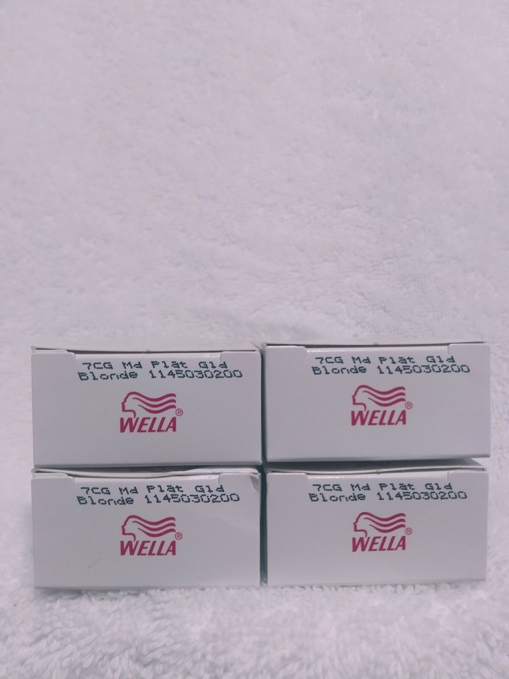 WELLA COLOR CHARM LIQ. CREME Haircolor 7CG- Med. Plat.Gold Blonde1.42oz ...