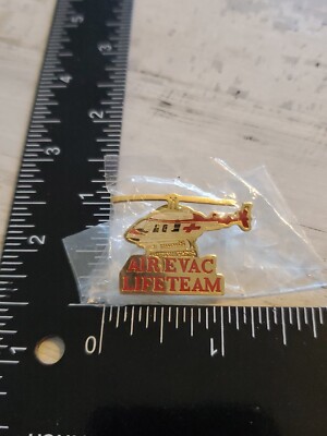 AIR EVAC LIFETEAM medical helicopter LAPEL PIN new mn | eBay