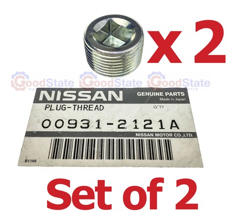 GENUINE Nissan Pulsar N14 N15 Diff Gearbox Transfer Case Filler Plug x2 ...