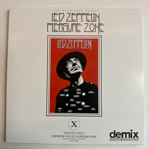 Led Zeppelin / Pleasure Zone Boundary Of 6Cd Box 1980 Tour Demix 3 ...
