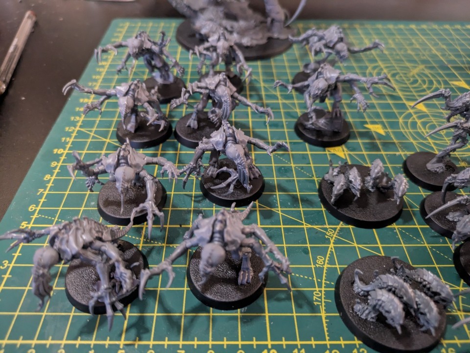 Tyranid Army Onslaught Swarm Warhammer 40k With Additional Hive Tyrant ...