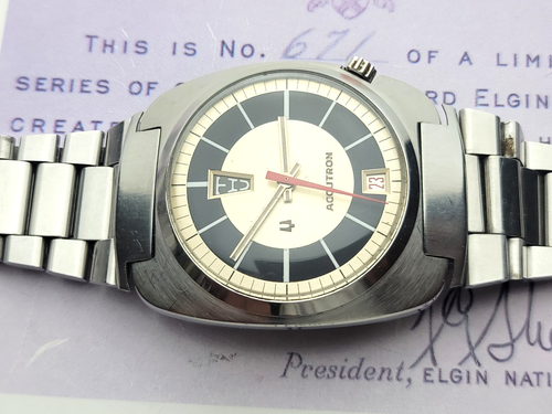 19670 Accutron 218 up and down with JB Champion Bracelet , Running | eBay