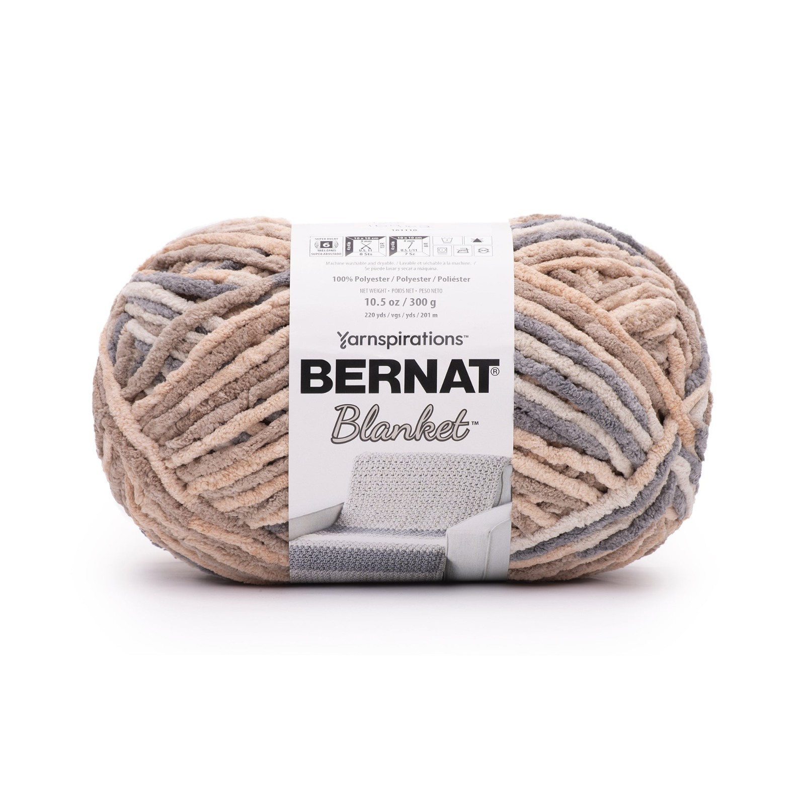 Yarnspirations Bernat Blanket Yarn "Toasted Birch" | eBay UK