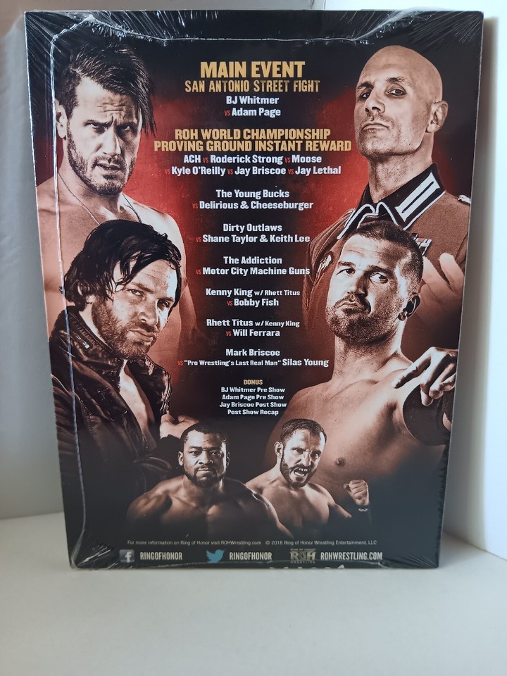 Ring of Honor - Conquest Tour 2016 DVD AEW ROH Young Bucks Adam Page ...