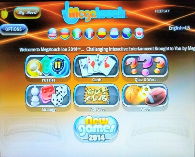 MEGATOUCH 62 Game XL Titanium Keyless ( Force ION ) UPGRADE Hard Drive ...