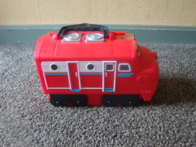 Chuggington Wilson Train Carry Case w/ Die-Cast Trains Learning Curve 8 ...