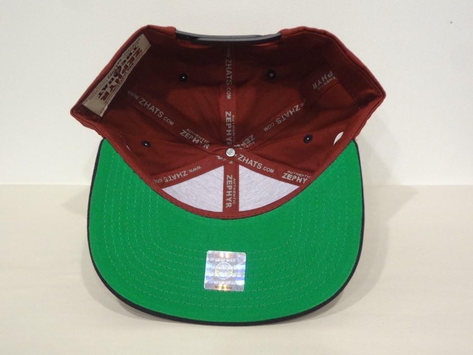 Vintage NCAA Arkansas Razorbacks Snapback Cap Hat 90s Zephyr NEW NWOT ...