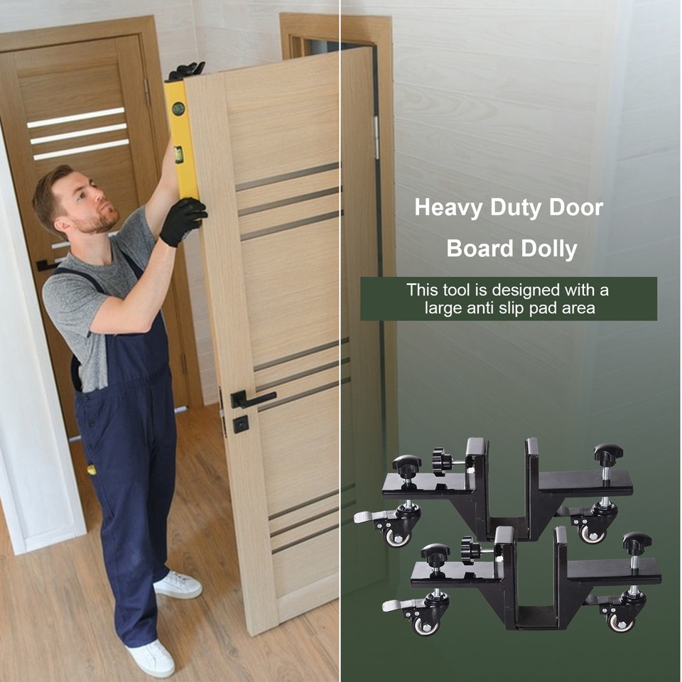 Door Installation Tool Door Hanging Jig Kit LifterDolly For 1-3/8" And ...