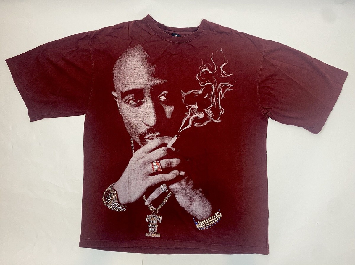 Tupac Smoking Cigarettes