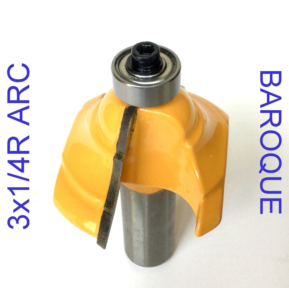 1 pc 1/2" SH French Baroque Handrail Edge Forming Router Bit sct-888 | eBay