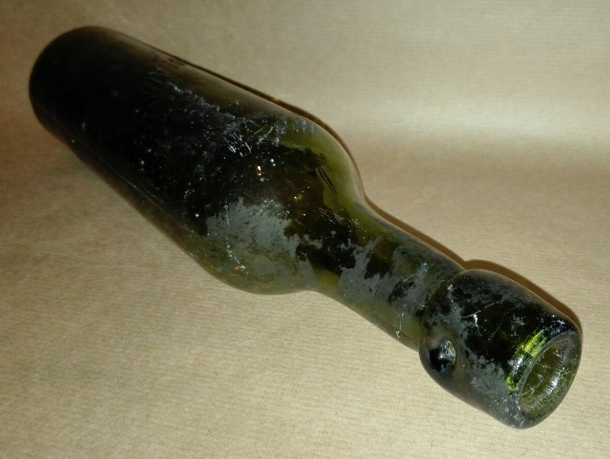 GERMAN WWII WEHRMACHT ALCOHOL RATION - BEER BOTTLE, ORIGINAL FIELD ...