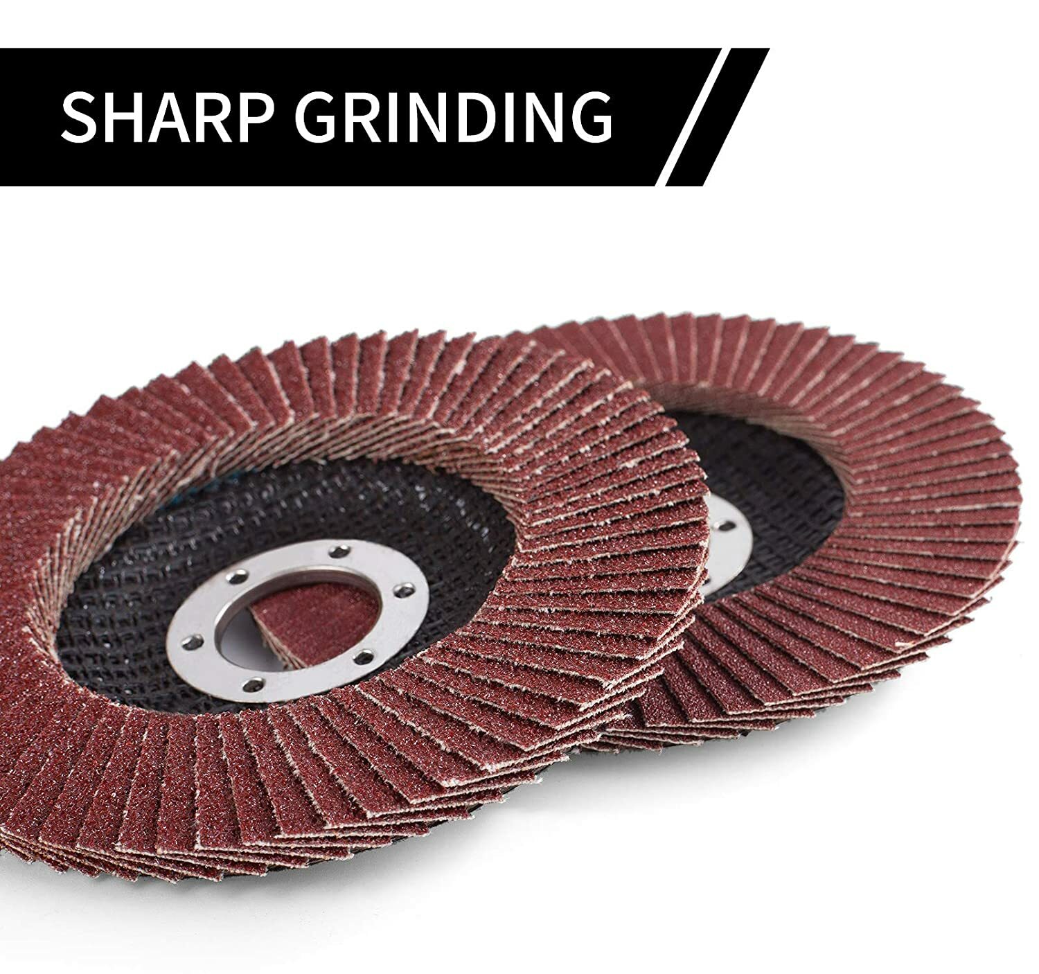 20X SATC FLAP GRINDING SANDING DISCS 115mm 4.5" 40 60 80 120 GRIT ANGLE ...