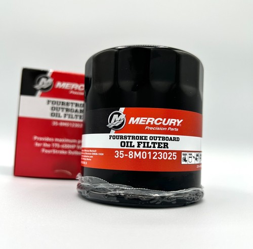 Mercury Quicksilver 8M0123025 Fourstroke Outboard Oil Filter | eBay