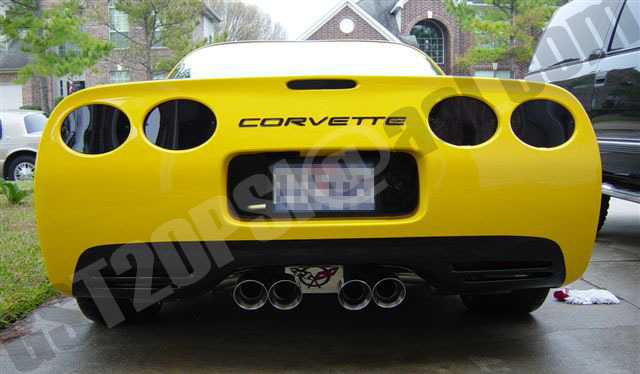 C5 Z06 Chevy Corvette Rear Blackout Kit - Blackouts ZO6 | eBay