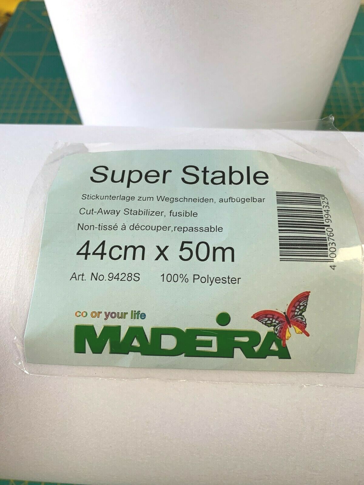 MADEIRA Super Stable FUSIBLE CutAway Machine | Grelly UK
