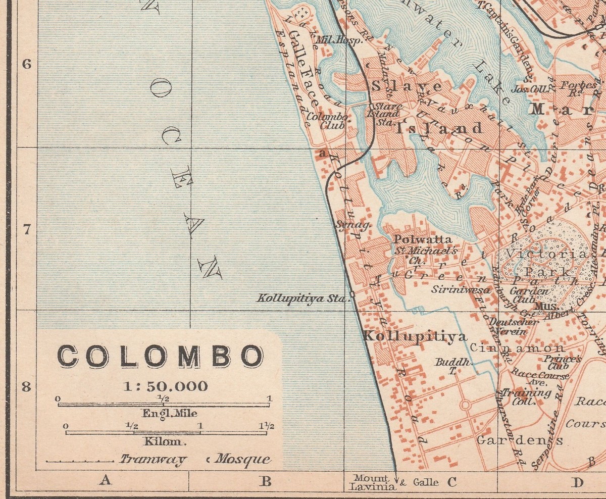Colombo Map Discover Four Historic Neighbourhoods In Colombo, Sri