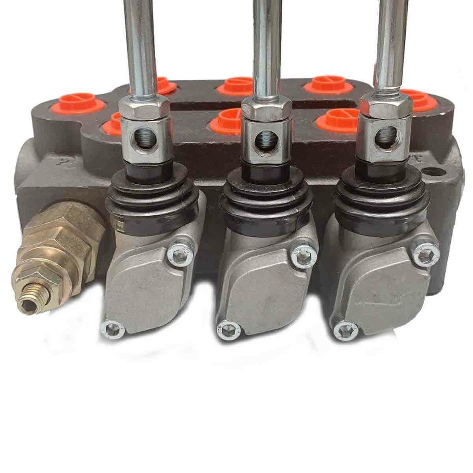 Hydraulic Valve 3 Spool 25gpm Hydraulic Control Valve Double Acting for ...
