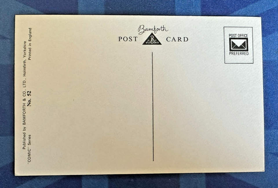 Saucy Limerick Bamforth Comic Postcard Sally Nude Stripper Panties Hair ...