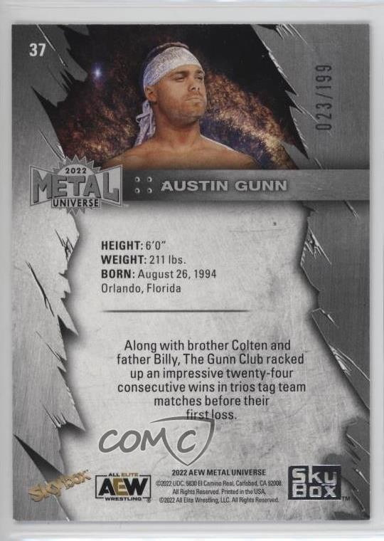 2022 Skybox Metal Universe AEW All Elite Wrestling Purple Spectrum ...