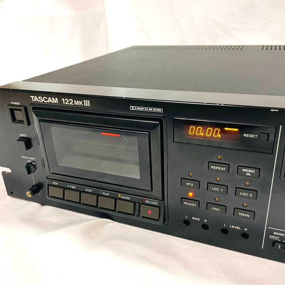 TASCAM 122 MK3 Professional 3Head 3Motor Cassette Deck Direct Drive As ...