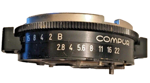 COMPUR SHUTTER WITH F STOP RING ASSEMBLY PART FOR RANGEFINDER FILM ...