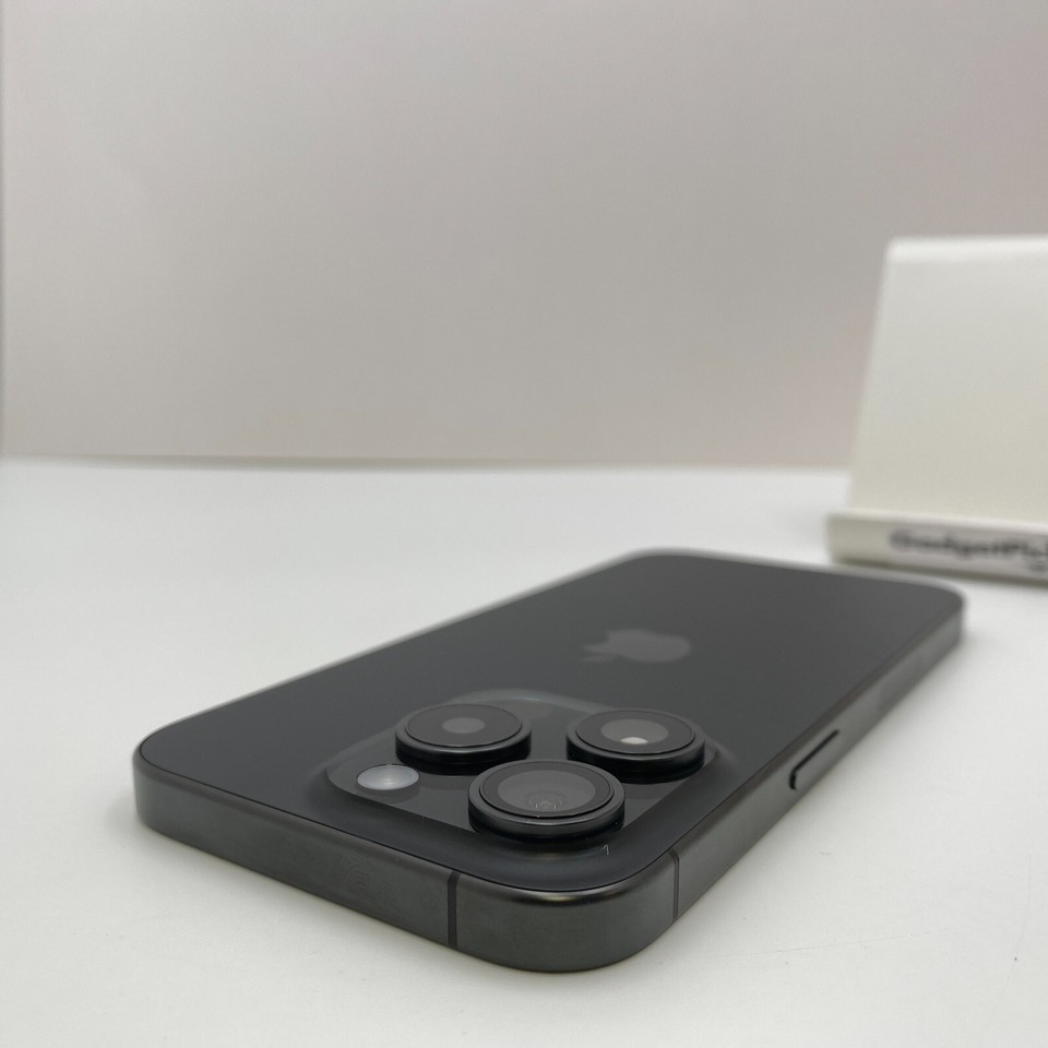 Apple iPhone 15 Pro - 256GB - Black Titanium (Unlocked) - Open Box | eBay