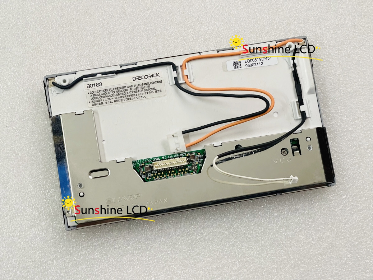 6.5" inch LQ065T9DR51 LQ065T9DR51U LCD Screen Display for Sharp 1 year ...