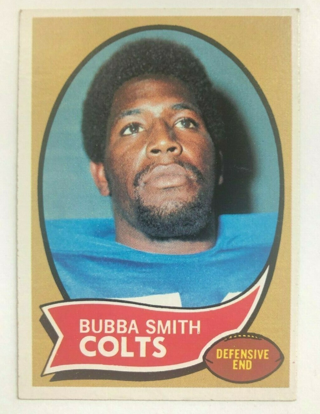 (2) 1970 Topps Football #114 Bubba Smith Rookie Baltimore Colts HOF LOT ...