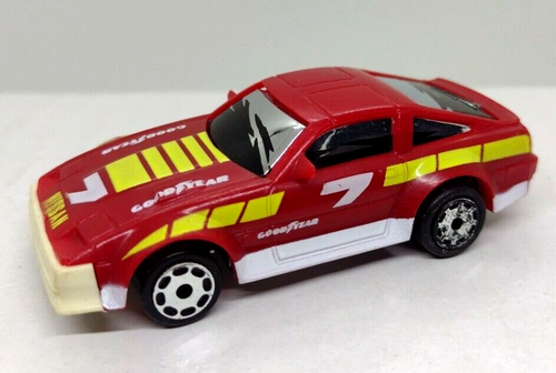 Vintage Matchbox 1986 Burnin Key Cars Nissan Goodyear #7 Rare Red FREE ...