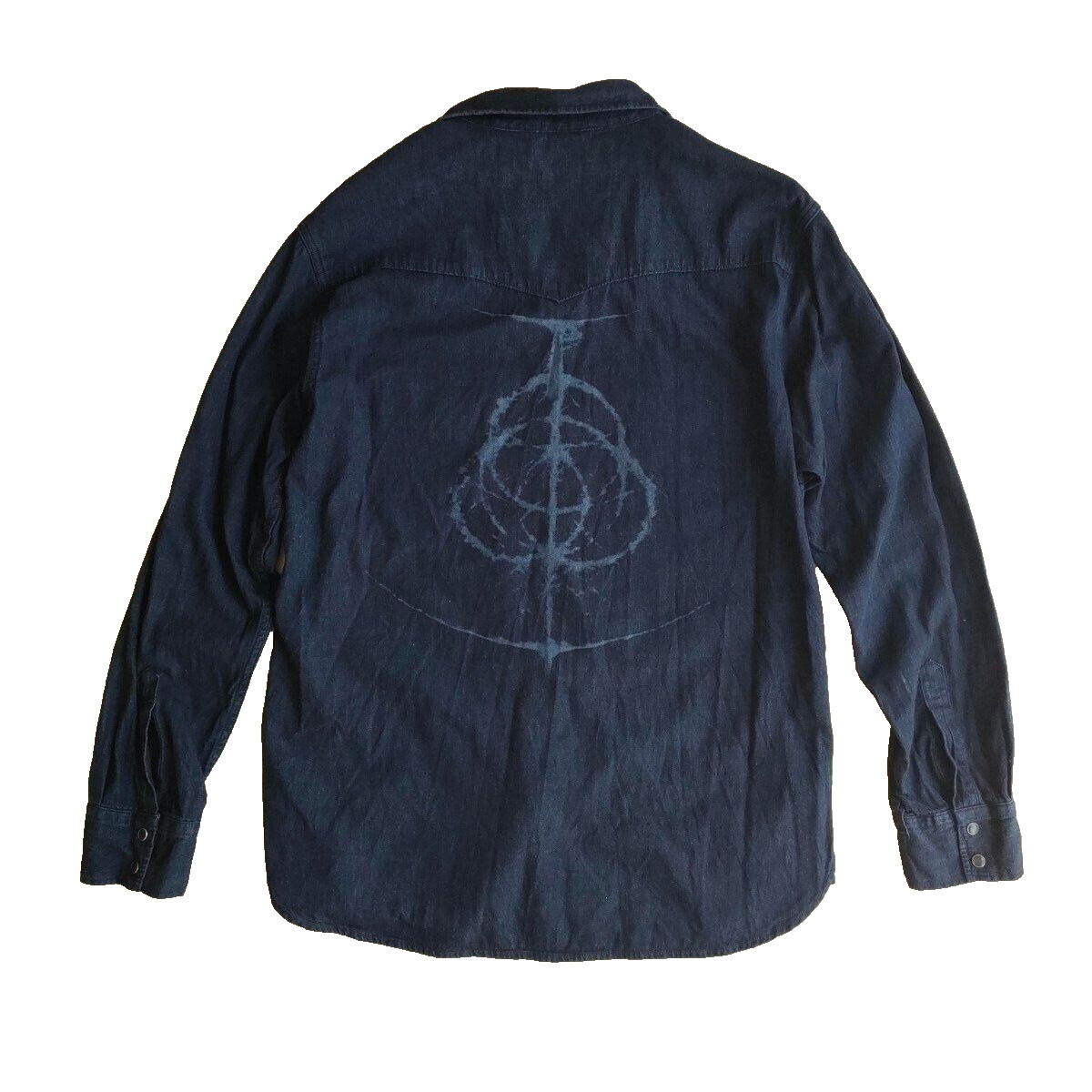 Elden Ring Edwin collaboration denim shirt size XL 24… - Gem