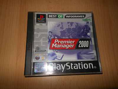 Premier Manager 2000 PlayStation1 PS1 MINT COLLECTORS | eBay