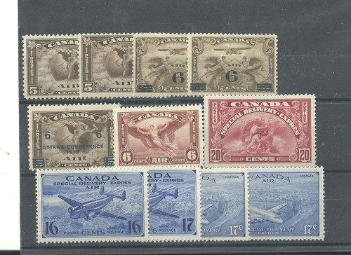 CANADA AIRS AND SPECIAL DELIVERY SCOTT MINT GROUP. | eBay