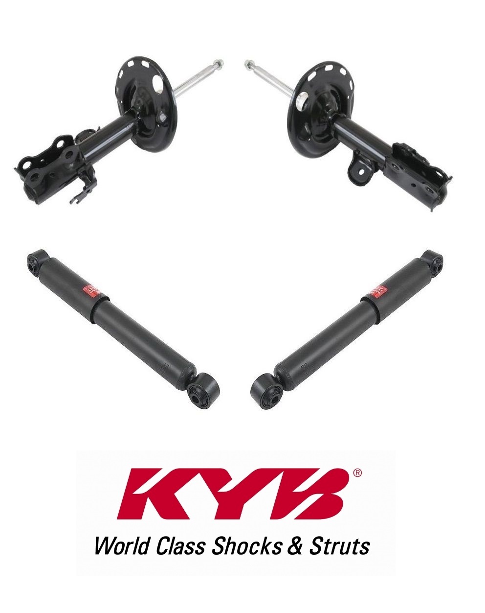 For Toyota RAV4 11/05-12 V6 3.5L KYB Excel-G Front Struts & Rear Shock ...