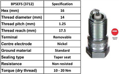 NGK 3712 Spark Plug for sale online | eBay UK