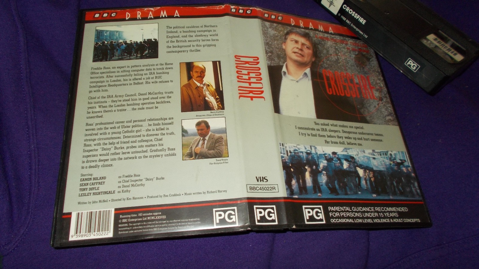 CROSSFIRE VHS PAL BBC MINI SERIES 1988 IRA NORTHERN IRELAND | eBay