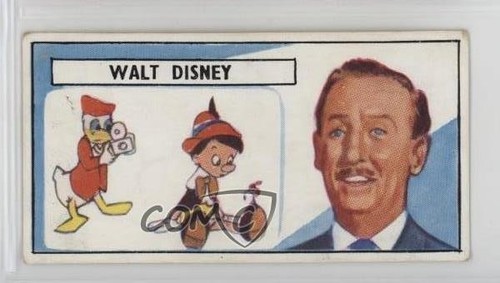 1966 Famous People ( Pinocchio in Background) Walt Disney Donald Duck ...
