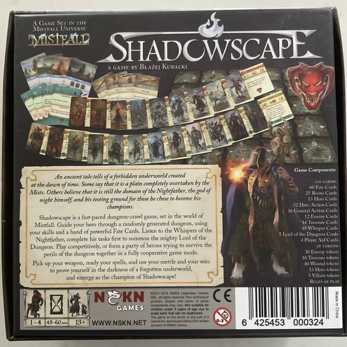 Shadowscape - A game set in the Mistfall universe / Opened But Never Used | eBay