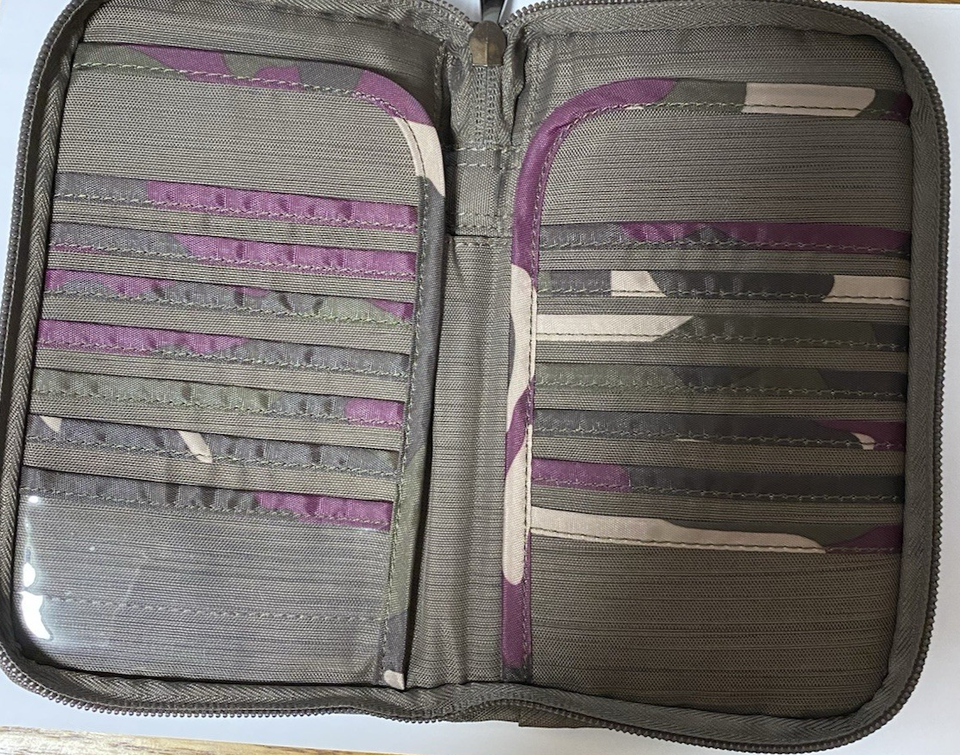 AUTHENTIC LUG Tandem BRUSHED WALNUT Lightweight PHONE/CARD Wallet RFID ...