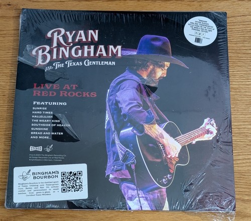 RYAN BINGHAM AND THE TEXAS GENTLEMAN – LIVE AT RED ROCKS - VINYL LP ...