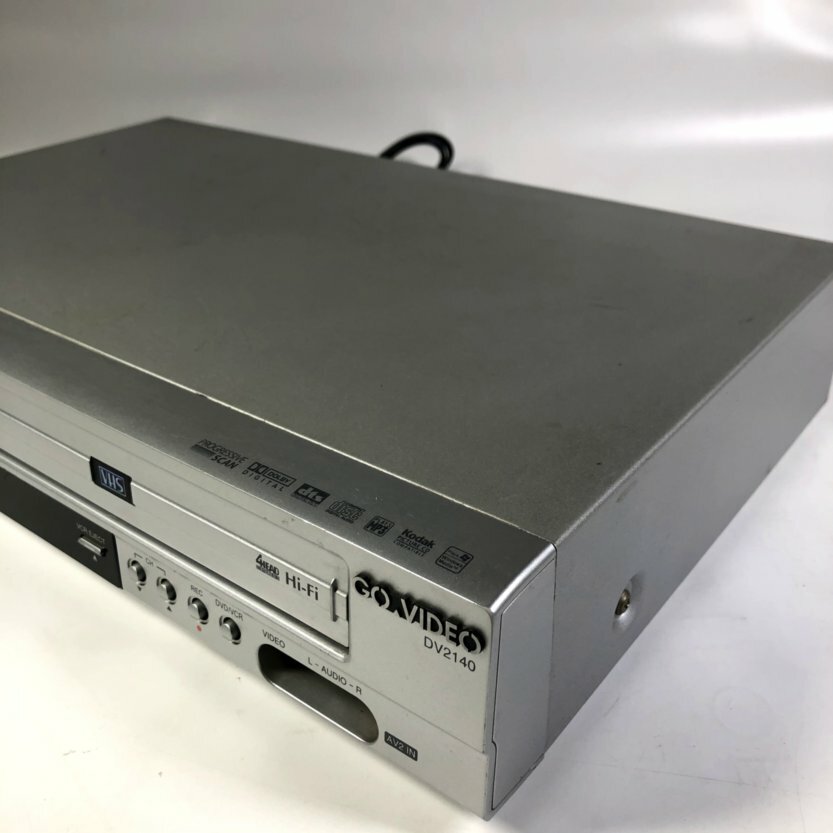 GO VIDEO DV2140 DVD+VCR Dual Deck Recorder Player Combo 4-Head HiFi ...